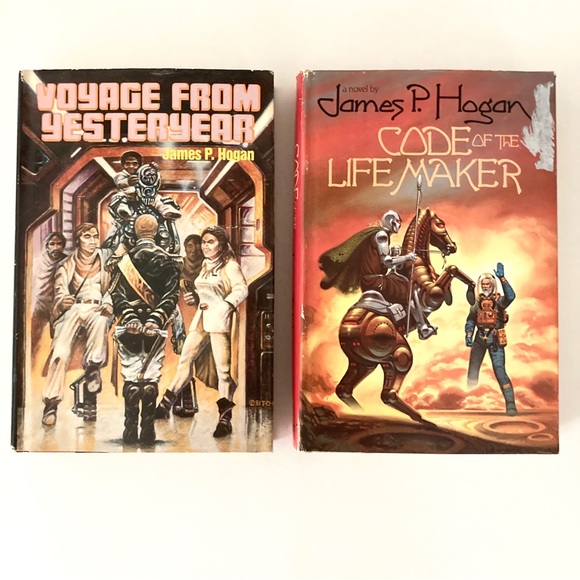 Vintage | Other | 2 Vintage James P Hogan Scifi Hardcover Books Voyage ...